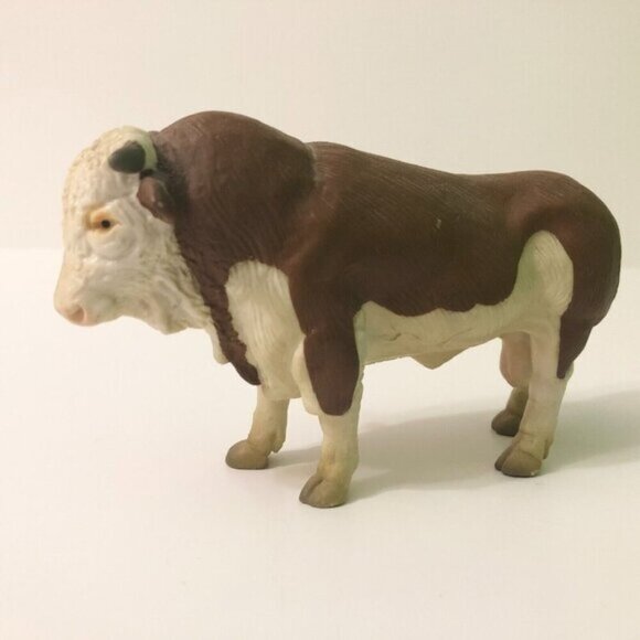 Schleich | Toys | 995 Schleich Hereford Cow Bull Retired Farm Animal ...
